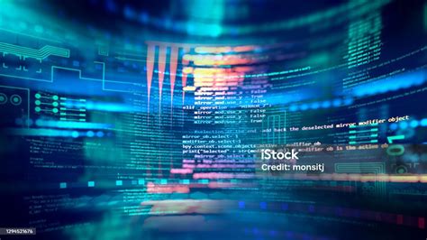 Programmiercode Abstrakte Technologie Hintergrund Von Softwareentwickler Und