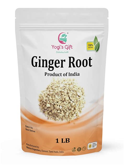 Dried Ginger Root 1 Lb Cut And Sifted Dried Ginger Pieces Flavourf Yogis T