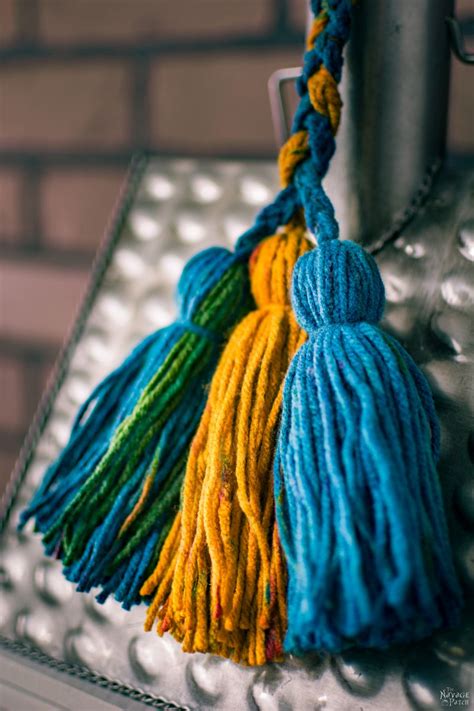 Diy Leather And Yarn Tassels The Navage Patch