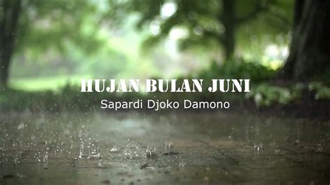 Musikalisasi Puisi Hujan Bulan Juni Chords Chordify