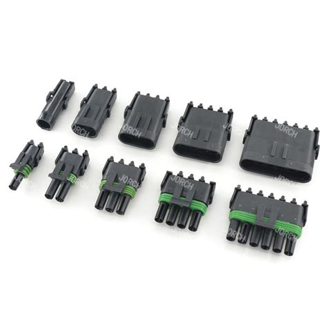 1 2 3 4 6 Pin Delphi Pa66 Connector Auto Waterproof Car Connector