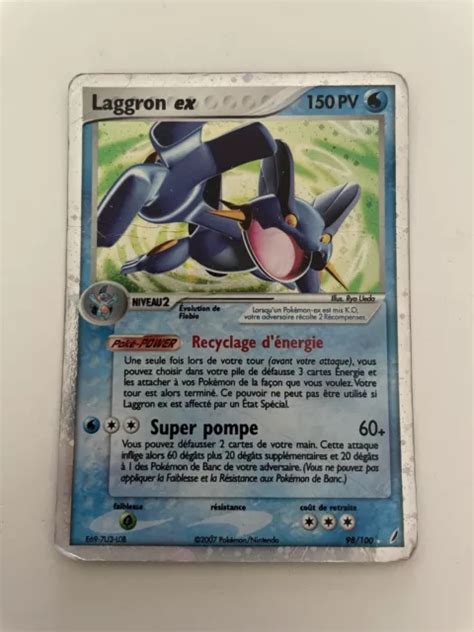 CARTE POKÉMON LAGGRON EX 98 100 EX Gardiens de Cristal FR EUR 40 00