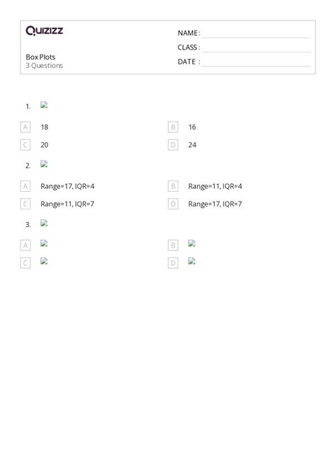 50 Box Plots Worksheets For 5th Class On Quizizz Free And Printable