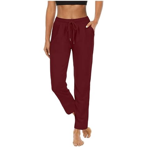 Maean Women S Athletic Pants Travel Hiking Ankle Drawstring Elastic