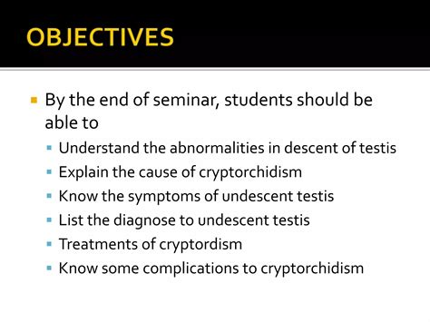 Anomalies Of Descent Of Testis Pptx