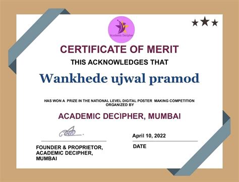 Ujwal Wankhede On Linkedin Achievement Digitalposter