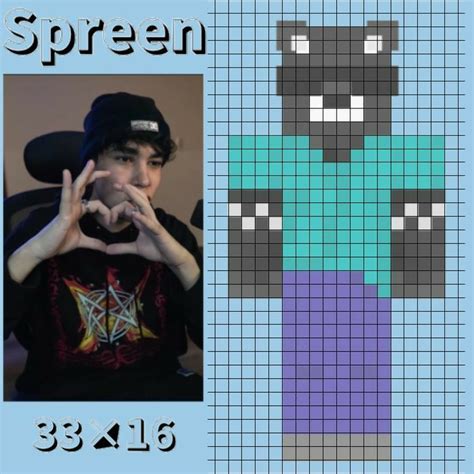 Spreen Pixel Imagenes Cuadriculadas Arte Píxeles Minecraft
