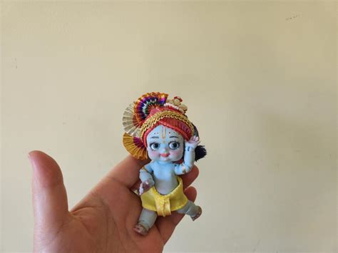 Chubby Bal Gopal Poseable Krishna Doll Remember Krishna