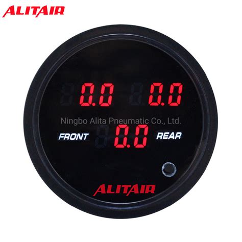 52 Mm 3led Digital Car Manometer Air Ride Suspension Gauge Digital
