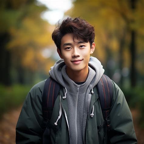 Premium Photo College Boy