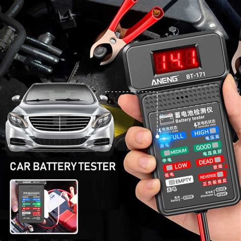 Jual Alat Tester Test Baterai Aki Mobil Digital LED Screen V Jakarta Barat Milan Shoping