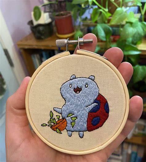 Catbug R Embroidery