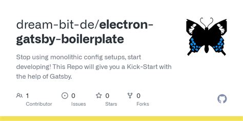 Github Dream Bit Deelectron Gatsby Boilerplate Stop Using