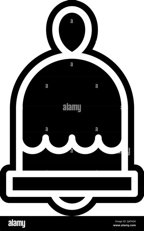Christmas Icon Black Vector Illustration Stock Vector Image Art Alamy