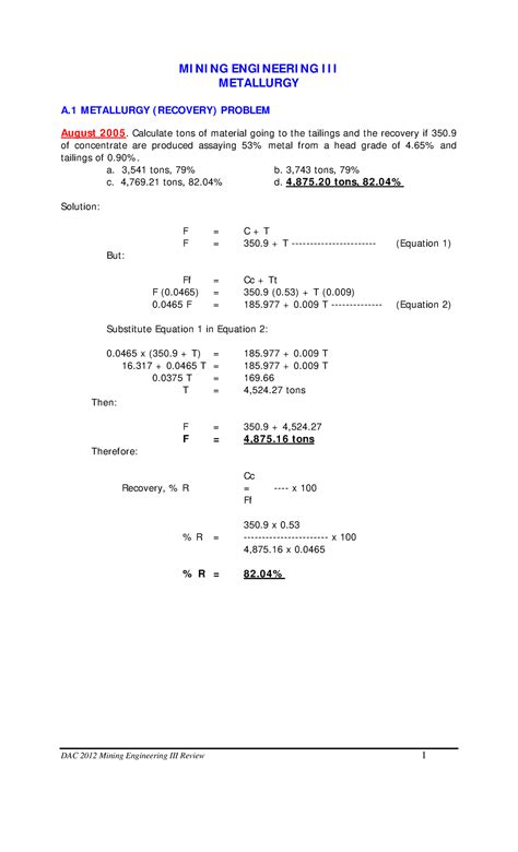 Mining Engineering Iii Applied Mathematics Solutions Mi Ni Ng Engi