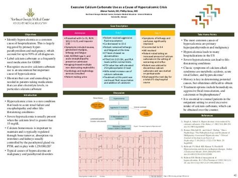 Poster Presentation Hypercalcemia Pptx