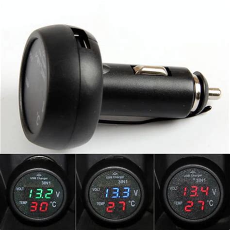 Universal-12V-24V-Car-Volt-Meter-Auto-LED-Digital-Voltmeter-Gauge ...