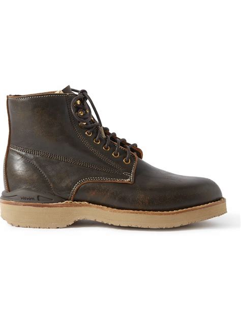 Visvim Virgil Folk Leather Boots Brown Visvim