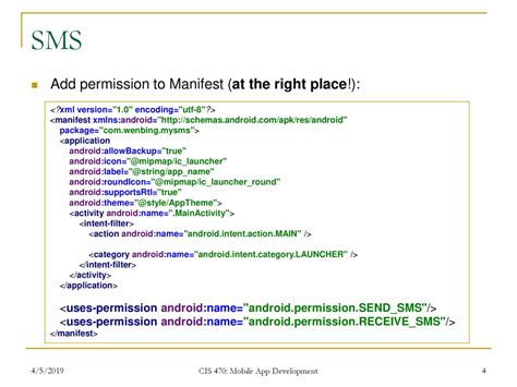 CIS Mobile App Development Ppt Download