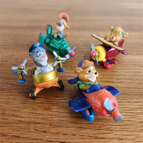 Disney Toys Vintage Disney 989 Talespin Mcdonalds Toys Set Of 4