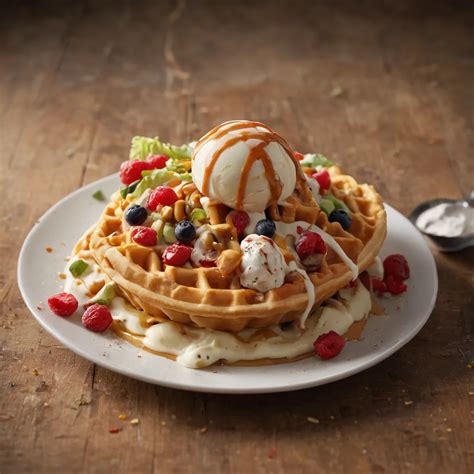 Exploring The Fusion Of Flavors Waffle Taco Ice Cream