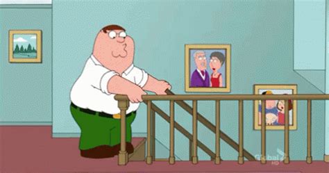 Peter Griffin Versus The Stairs Fall Gif Fall Falling Pain Discover Share Gifs