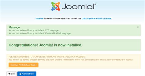 安装joomla3 Joomla Documentation