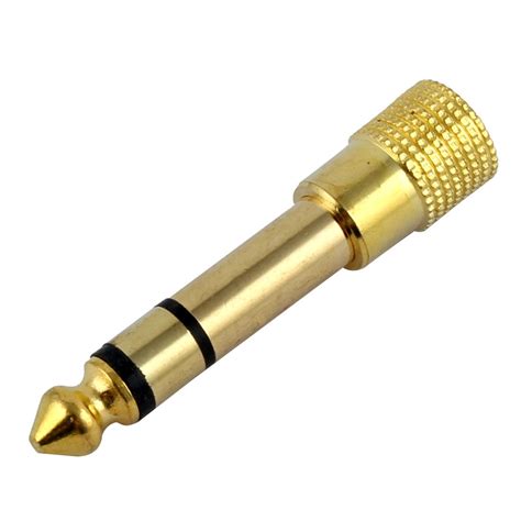 Unique Bargains 625mm Female Jack To 35mm Headphone Plug Audio