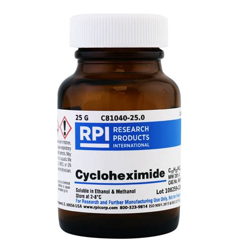 C81040 25 0 Cycloheximide 25 Grams