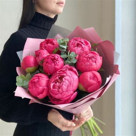 Пионы купить от 990 руб в Москве, ЗАКАЖИ букет пионов по цене 1750 руб ...