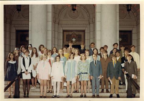 1970 8th Grade Grad Class The Basilica Of Saint Mary