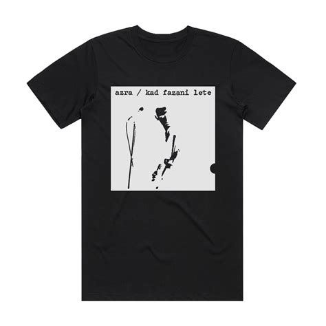 Azra Kad Fazani Lete Album Cover T Shirt Black Album Cover T Shirts