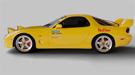 3d Mazda Rx7 Fd Keisuke Style Model Turbosquid 2348557