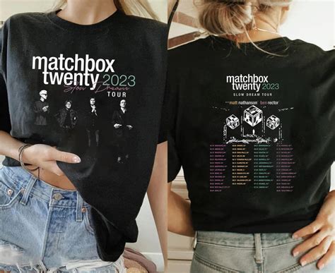 Matchbox Twenty Slow Dream Tour 2023 Shirt Matchbox Twenty Band Fan Shirt
