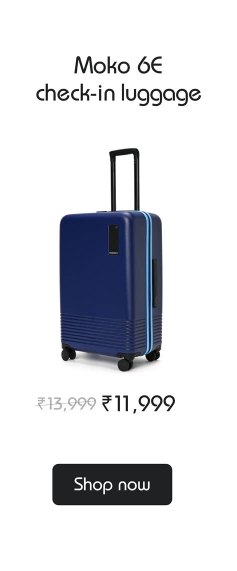 Indigo X Mokobara Moko 6e Luggage