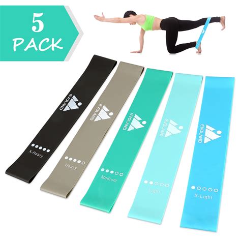 Evoland Resistance Band Exercise Loop Bands For Home Gym Fitness
