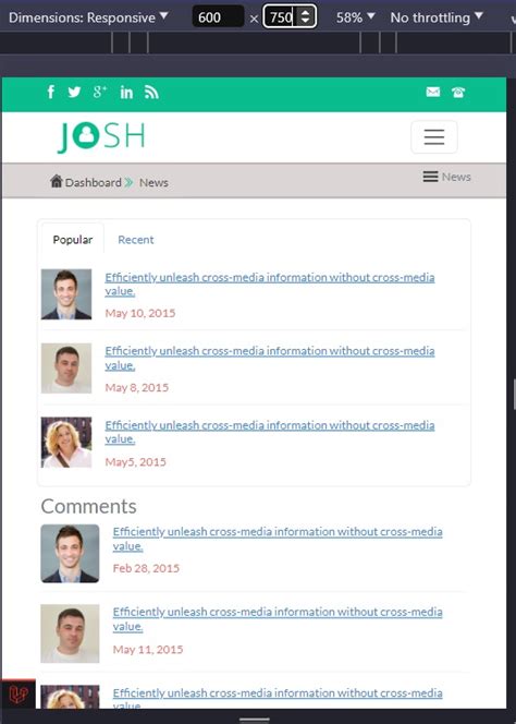 Josh Laravel Admin Template Front End Crud By Jyostna Codecanyon