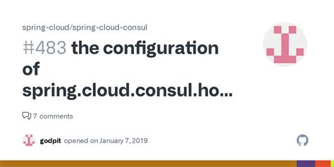 nsul host does not work well · issue 483 · spring cloud