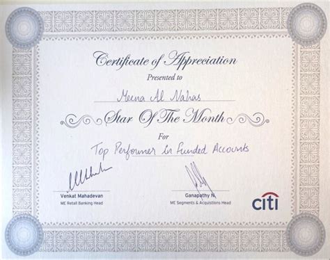Proud To Share This Achievement Thank You Citi Meena Al Nahas 11