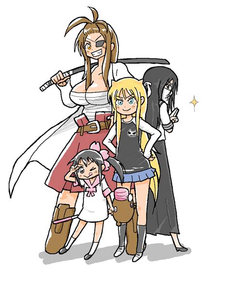 Safebooru Q Akitsuka Momo Antenna Hair Asobiya Mitsuki Belt Black