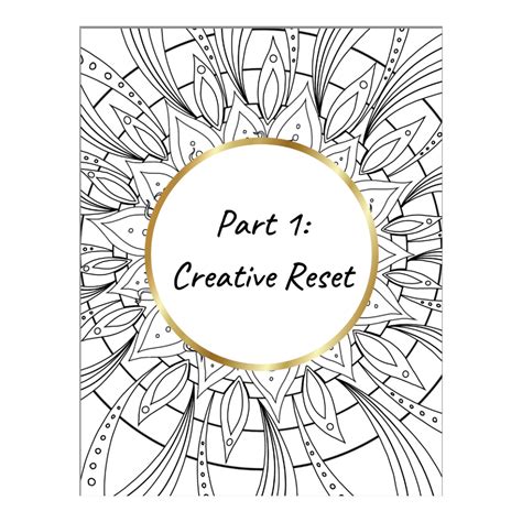 Reset Your Creativity Workbook From Chaos To Creativity Mini Guide