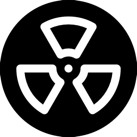 Nuclear Energy Basic Rounded Filled Icon