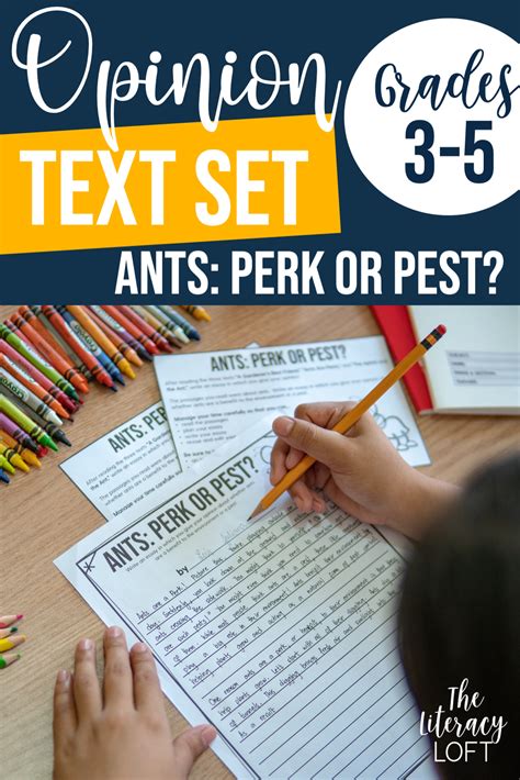 Opinion Writing Prompt Ants Perk Or Pest Opinion Writing Prompts