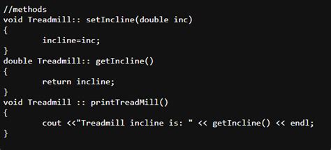 Solved Define A Class Named Treadmill That Contains The