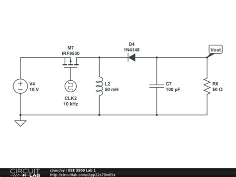 Ese 3500 Lab 1 Circuitlab