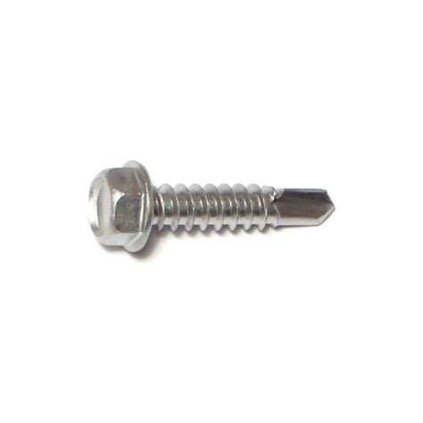 Midwest Fastener Self Drilling Screw 12 X 1 In Stainless Steel