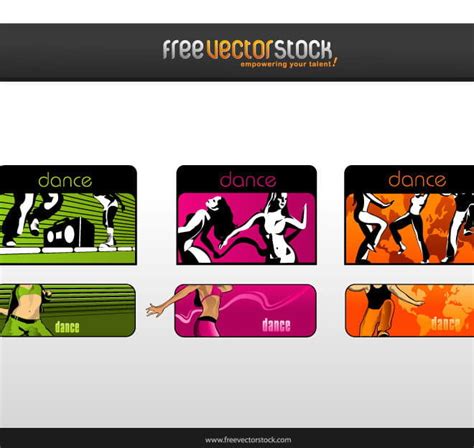Dance Banner Vectors Ai Uidownload