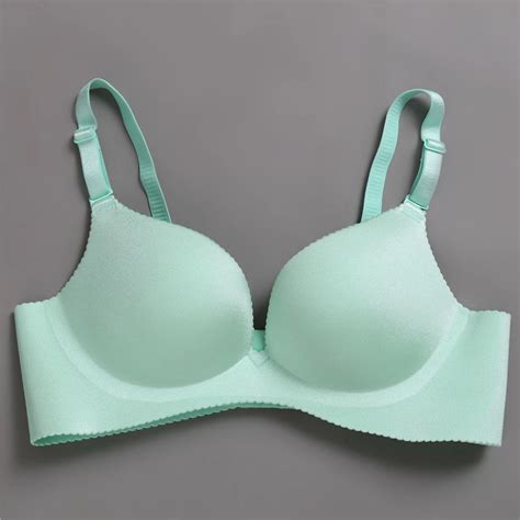 Sexy Seamless Bh Women Gather Bralette Bra Adjustable Straps Push Up