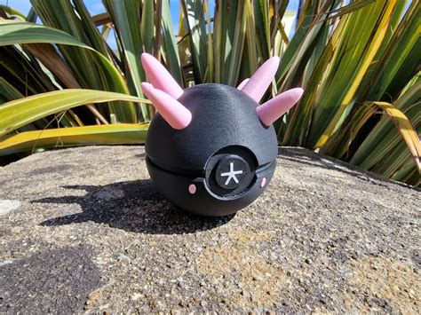 Pyukumuku Pokeball By Poke Prints Makerworld Download Free 3d Models