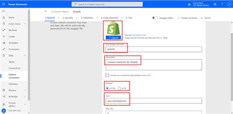 creating custom connector for shopify in power automate part 1